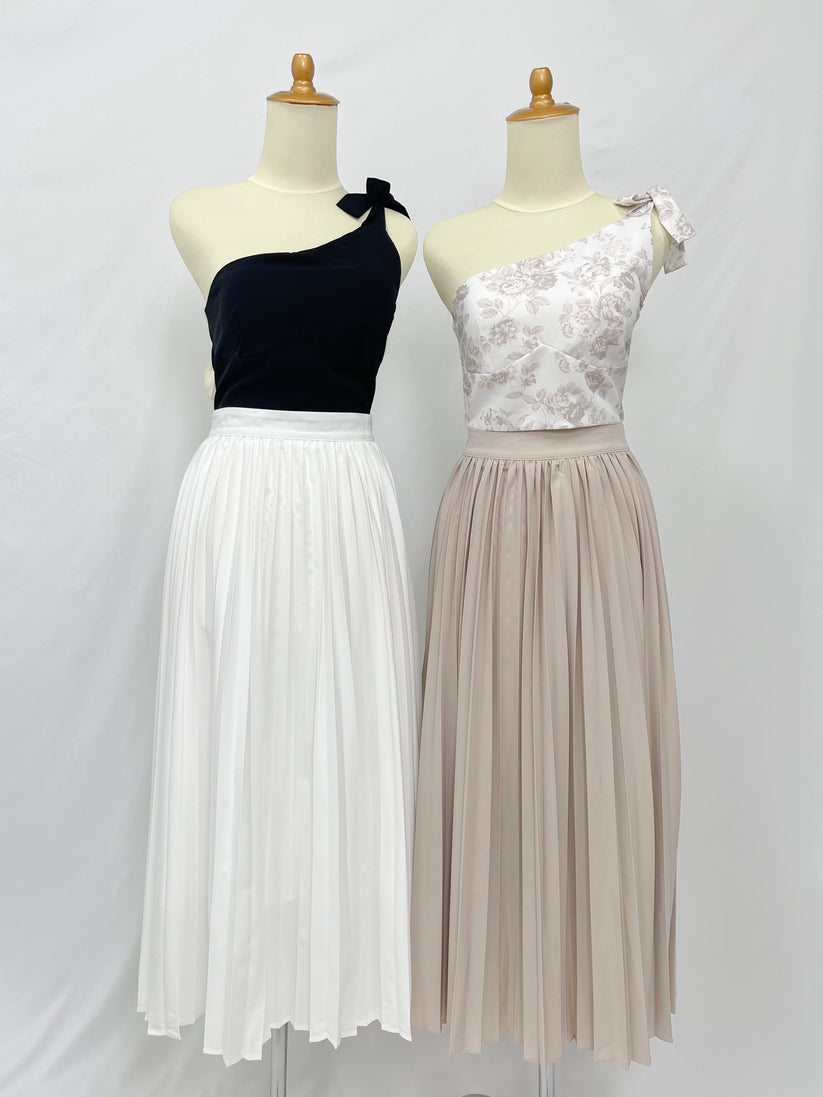 Fion Padded Ribbon Toga Top (Khaki Floral) – CHAIER